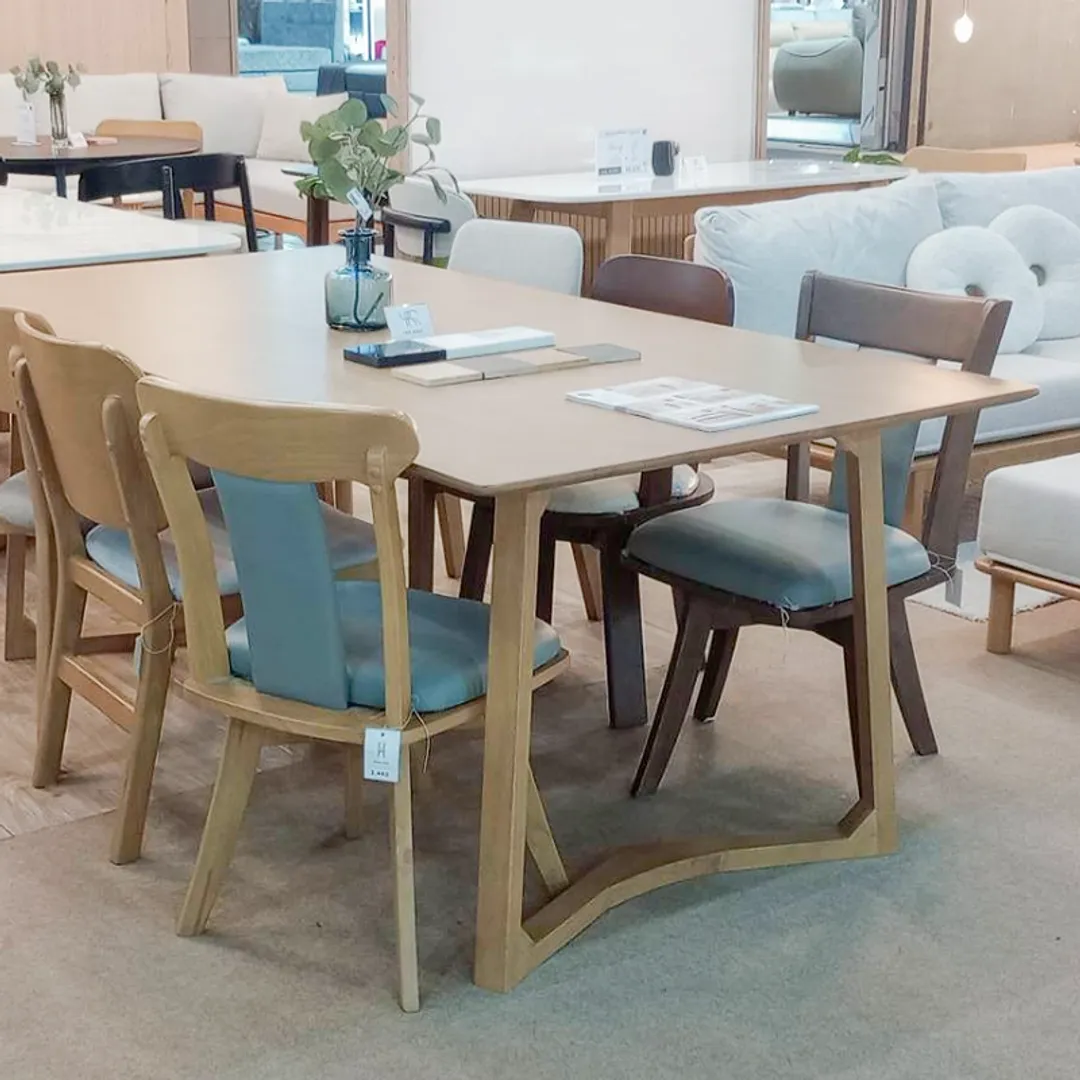 โต๊ะอาหาร Kanta - YKS Home - YKS HOME เฟอร์นิเจอร์ไม้จริง สไตล์มินิมอล